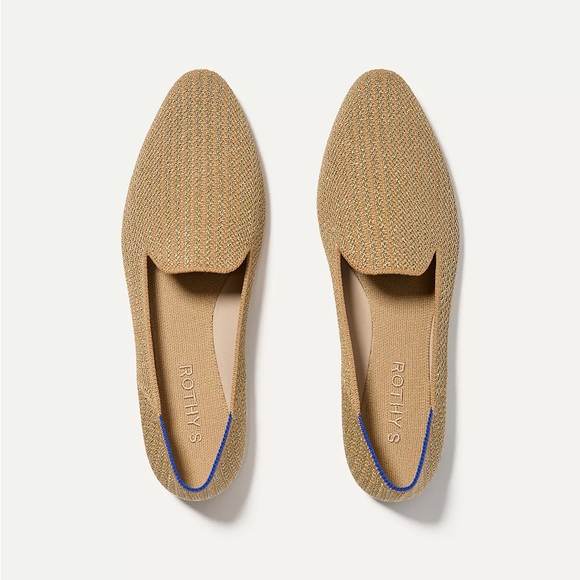 Rothy's | Shoes | New Rothys The Almond Loafer In Gold Stripe Size 95 ...